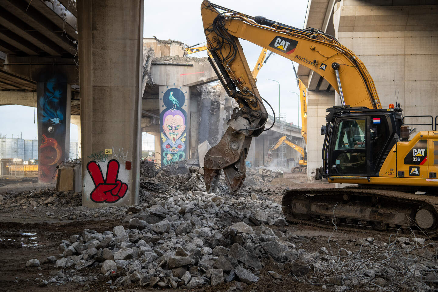 Historisch voor Antwerpen: na 55 jaar gaat eerste deel van viaduct van ...