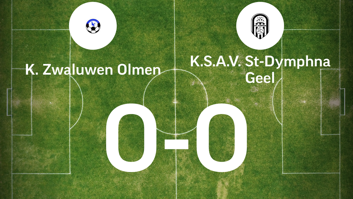 Duel tussen Olmen en Sint-Dimpna blijft doelpuntloos | GVA