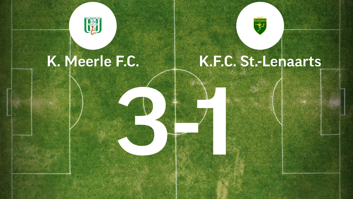 Ten Brink maakt twee goals voor Meerle in wedstrijd tegen Sint-Lenaarts ...