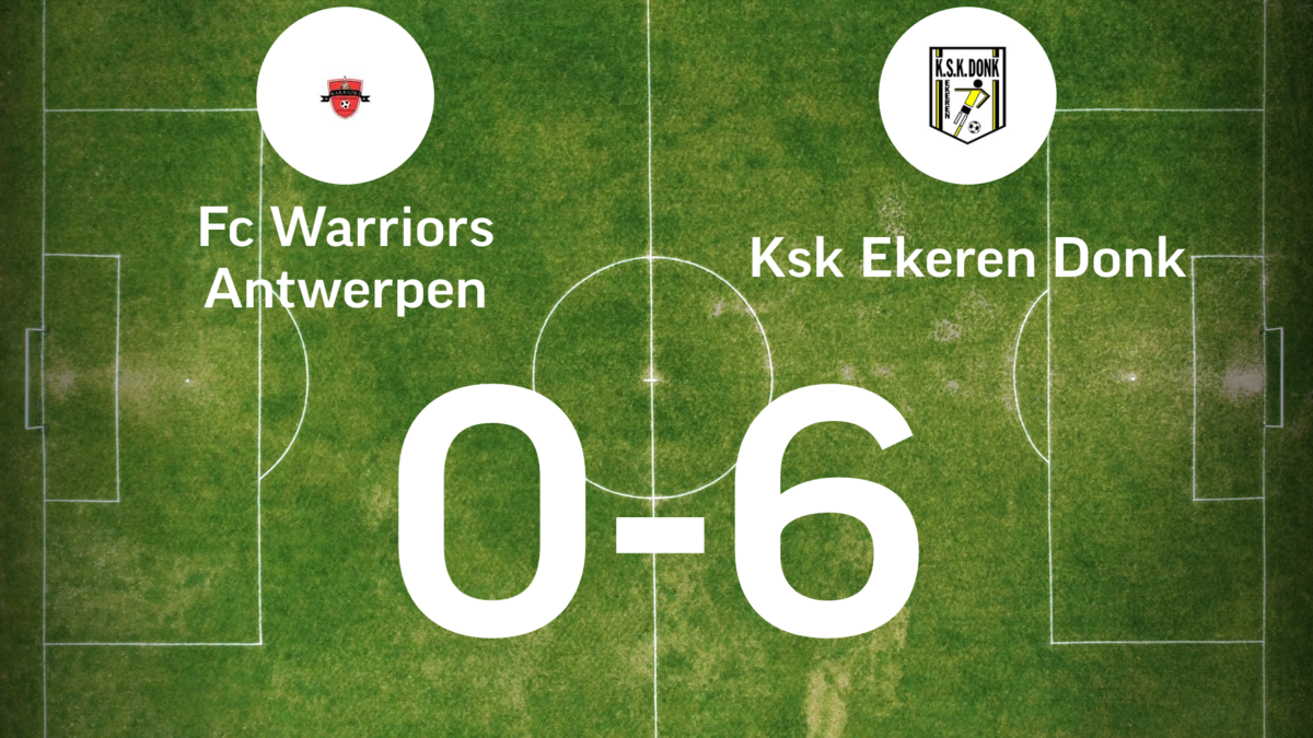 Ekeren Donk B overklast Warriors | GVA