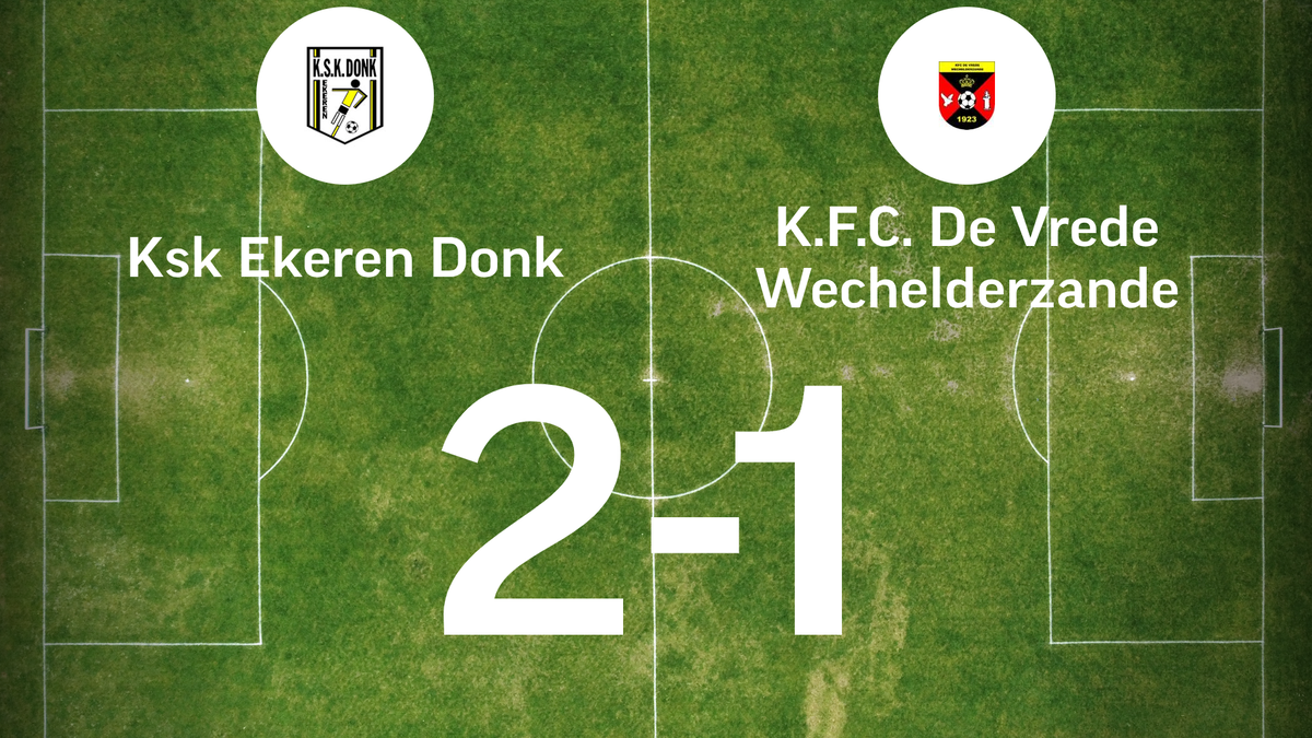 Ekeren Donk wint thuis van Wechelderzande | GVA