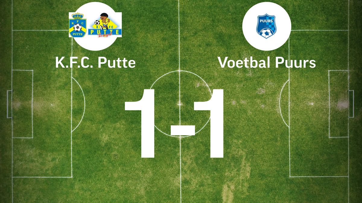 Puurs speelt gelijk tegen Putte | GVA